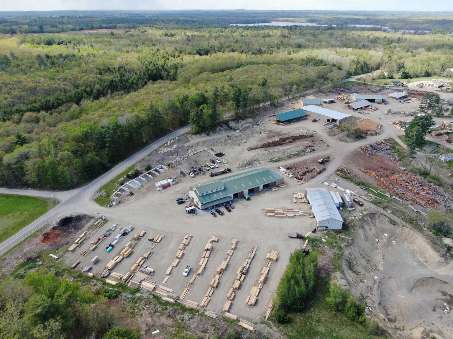 Lumber Yard Caribou Maine